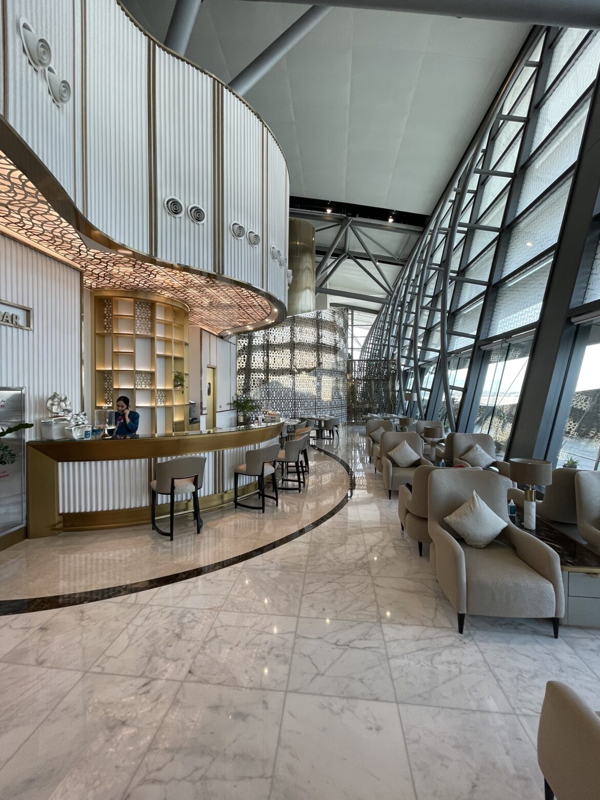 Review: Oman Air First Class Lounge, Muscat (2022) - Points Miles and Bling