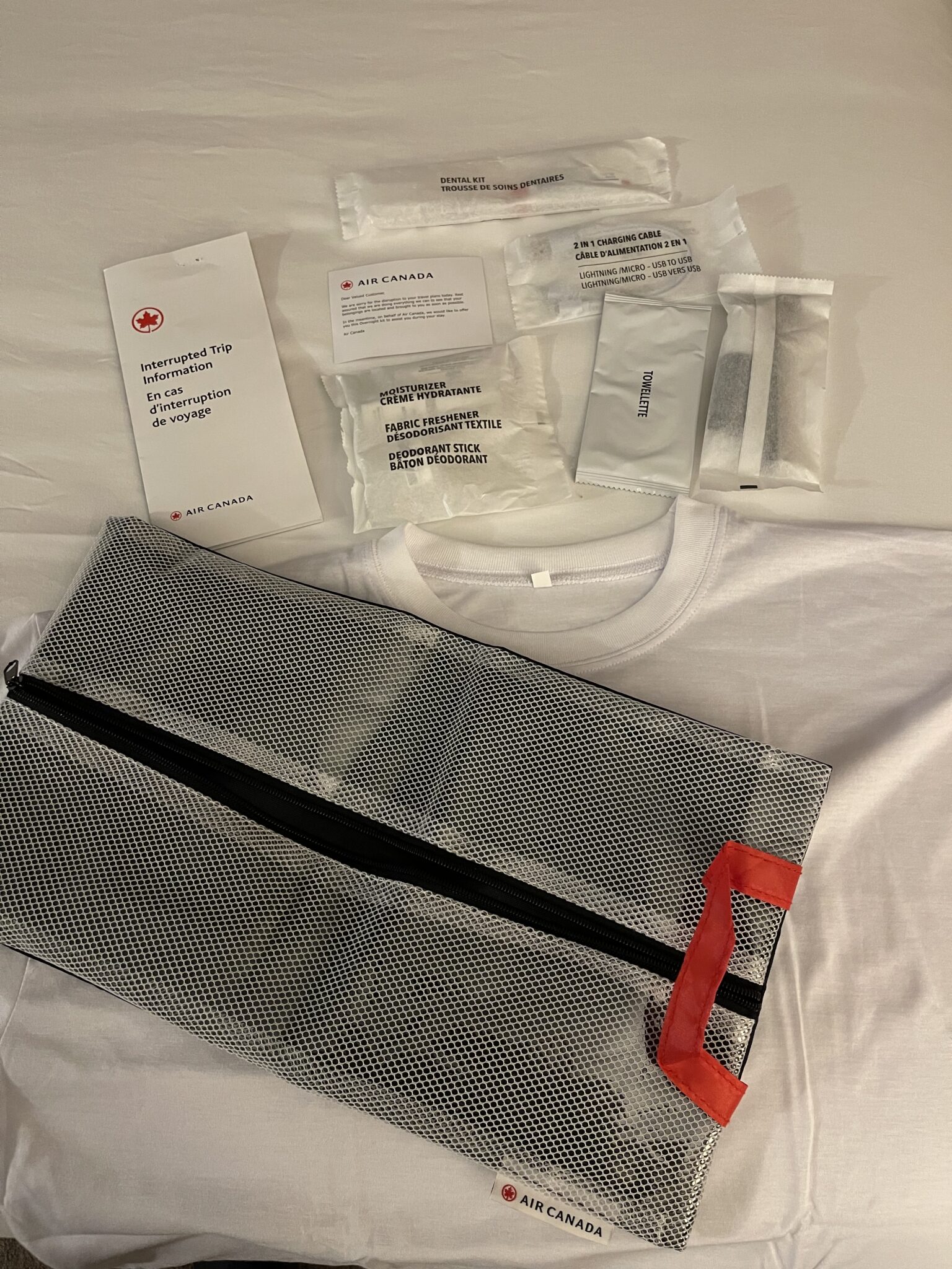 Did you know about Air Canada Overnight Kit for stranded passengers ...