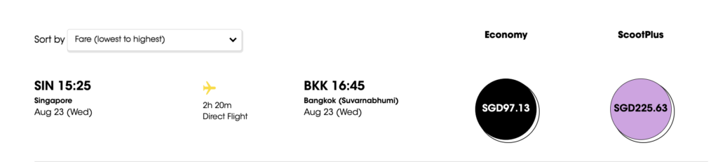 What’s It Like to Travel on a Scoot Flight for 2 Hours? - Points Miles ...