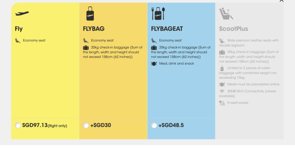 What’s It Like to Travel on a Scoot Flight for 2 Hours? - Points Miles ...