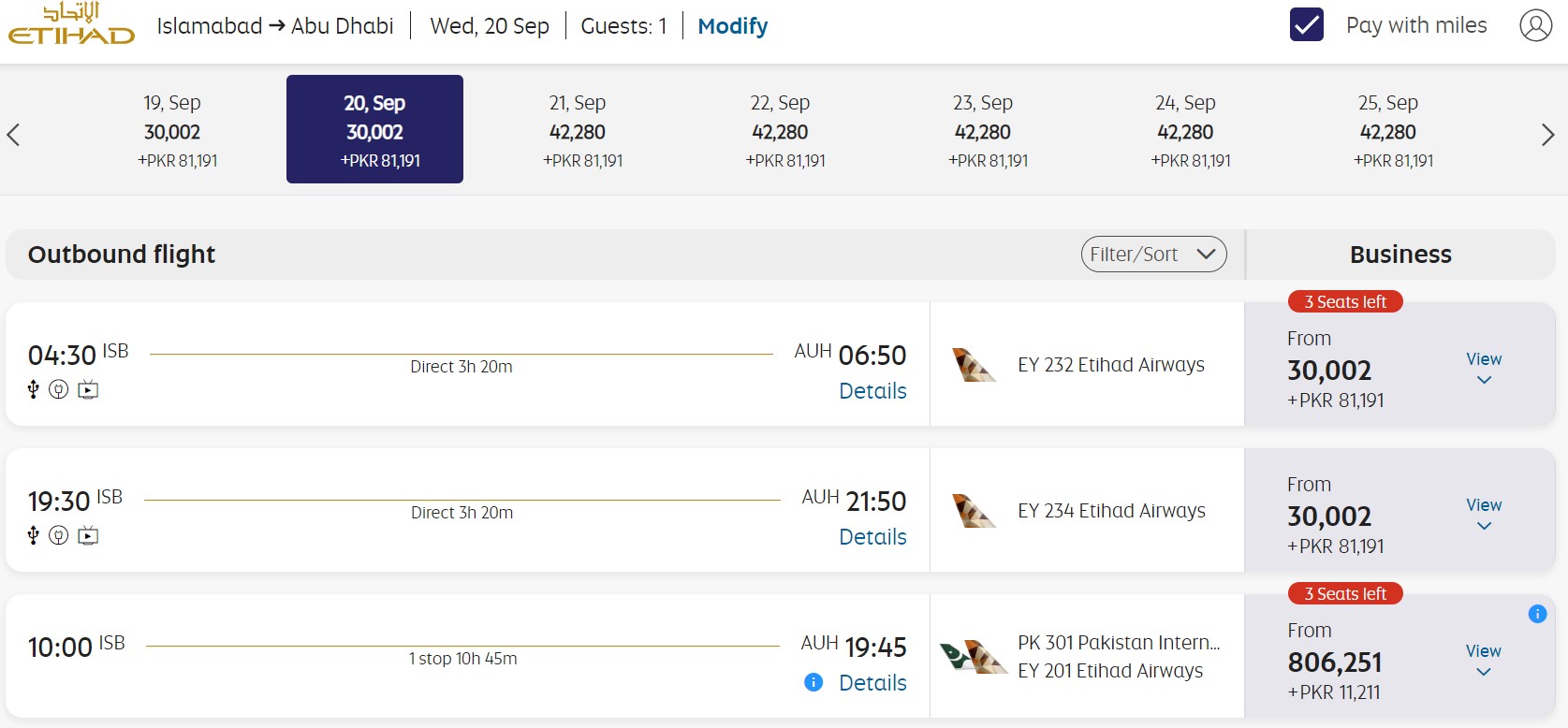 What Did You Book? - Emirates First and Etihad Guest Miles - Points ...