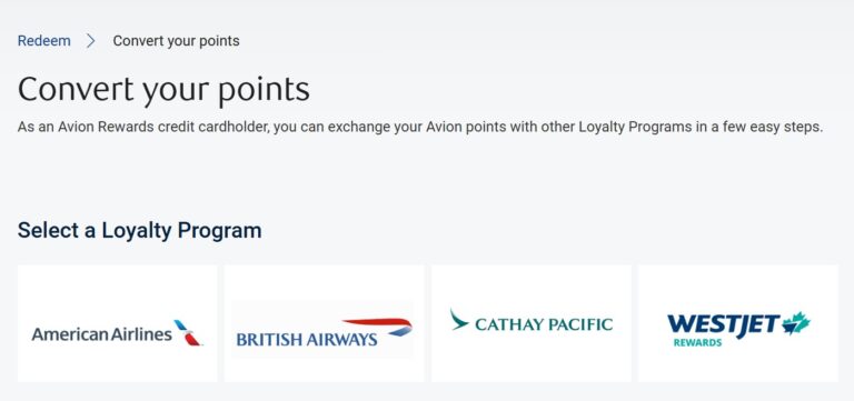 Guide to the RBC Avion Rewards Program - Points Miles and Bling
