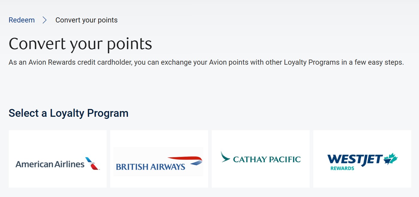 Guide to the RBC Avion Rewards Program - Points Miles and Bling